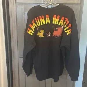 Disney | Shirts | Disney Parks The Lion King Akuma Matata Mens Or ...